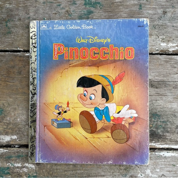 Warner Bros. | Other | A Little Golden Book Pinocchio Vintage 99 | Poshmark